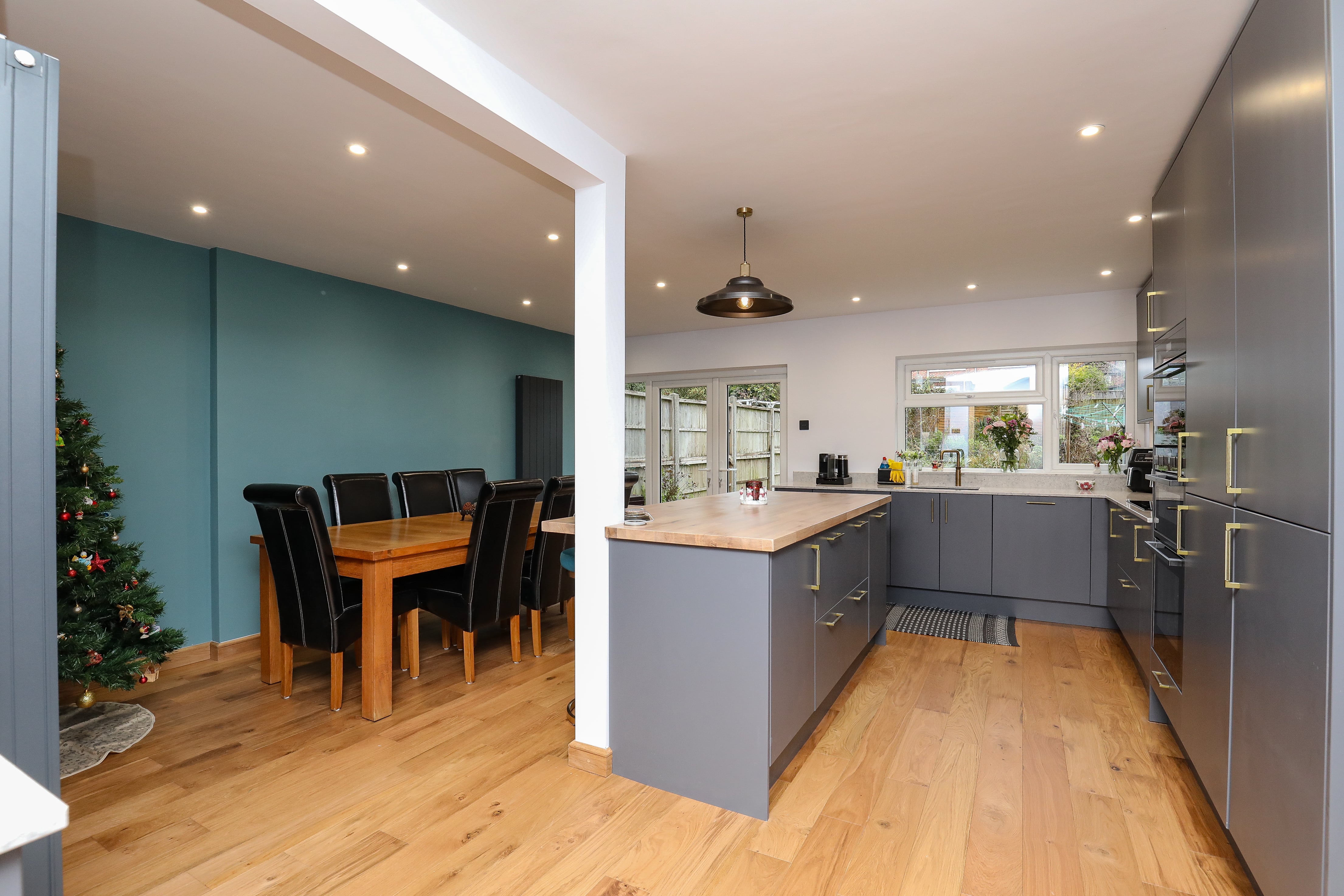 Beautiful bespoke grey kitchen - Krystal Kitchens
