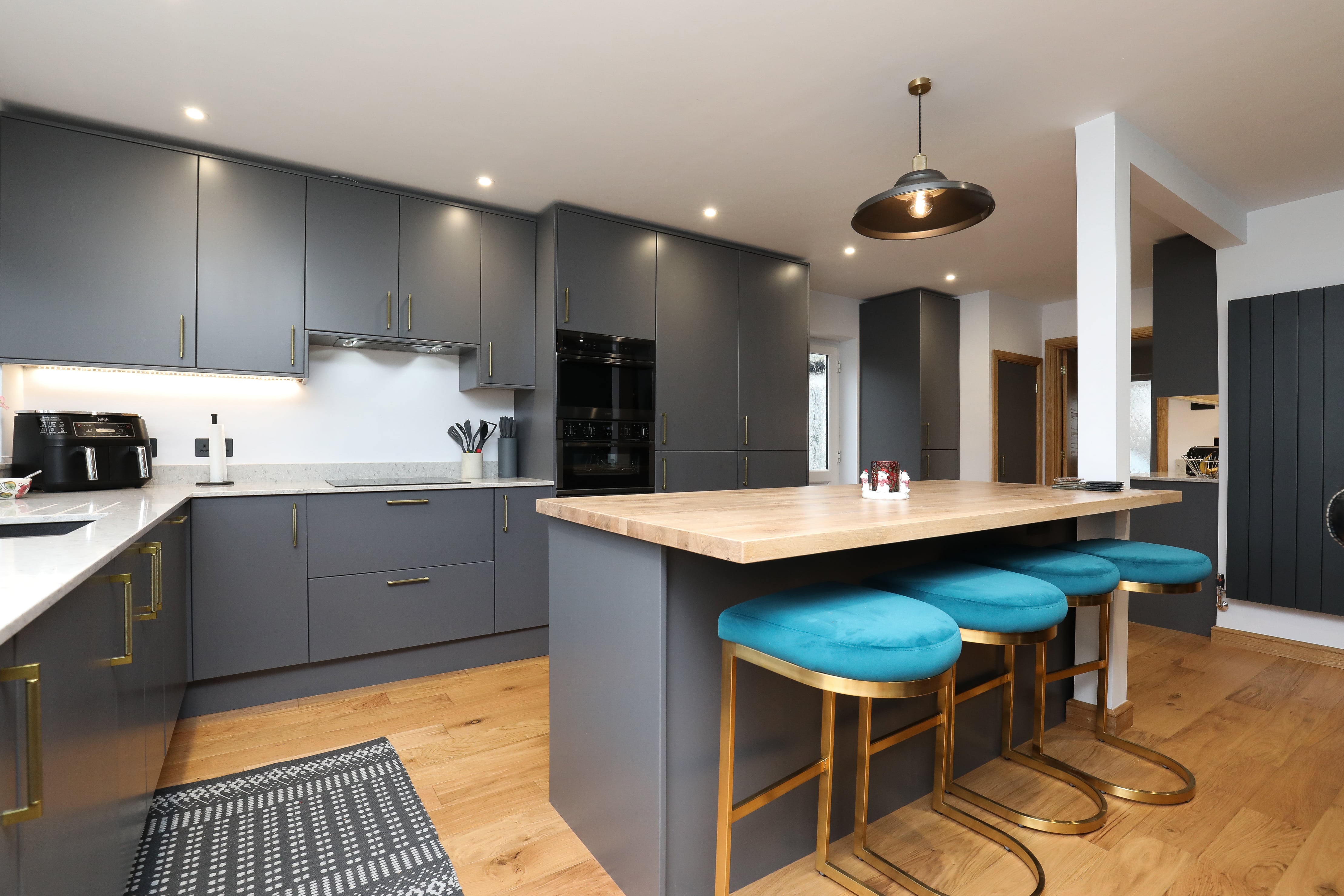 Beautiful bespoke grey kitchen - Krystal Kitchens