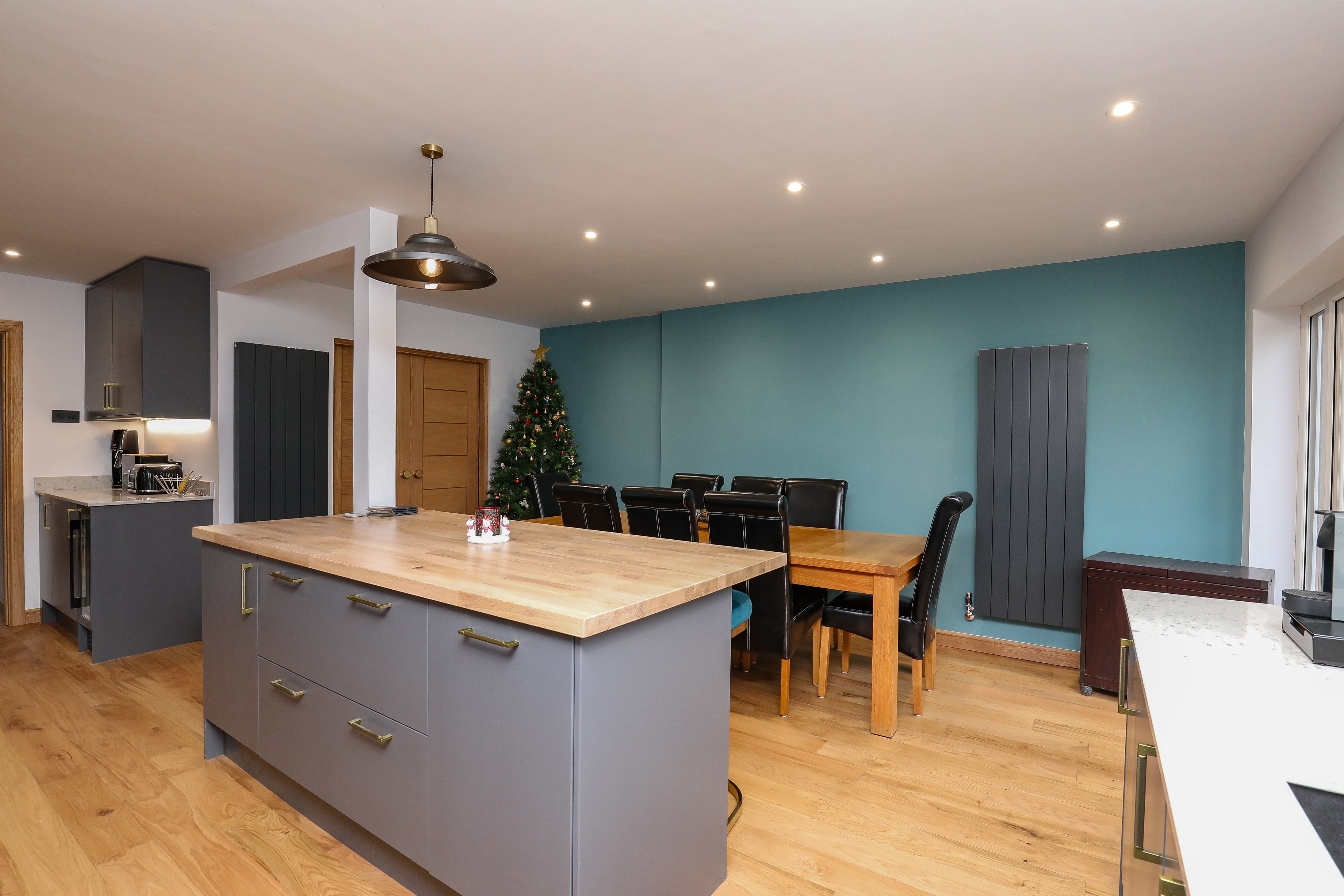 Beautiful bespoke grey kitchen - Krystal Kitchens