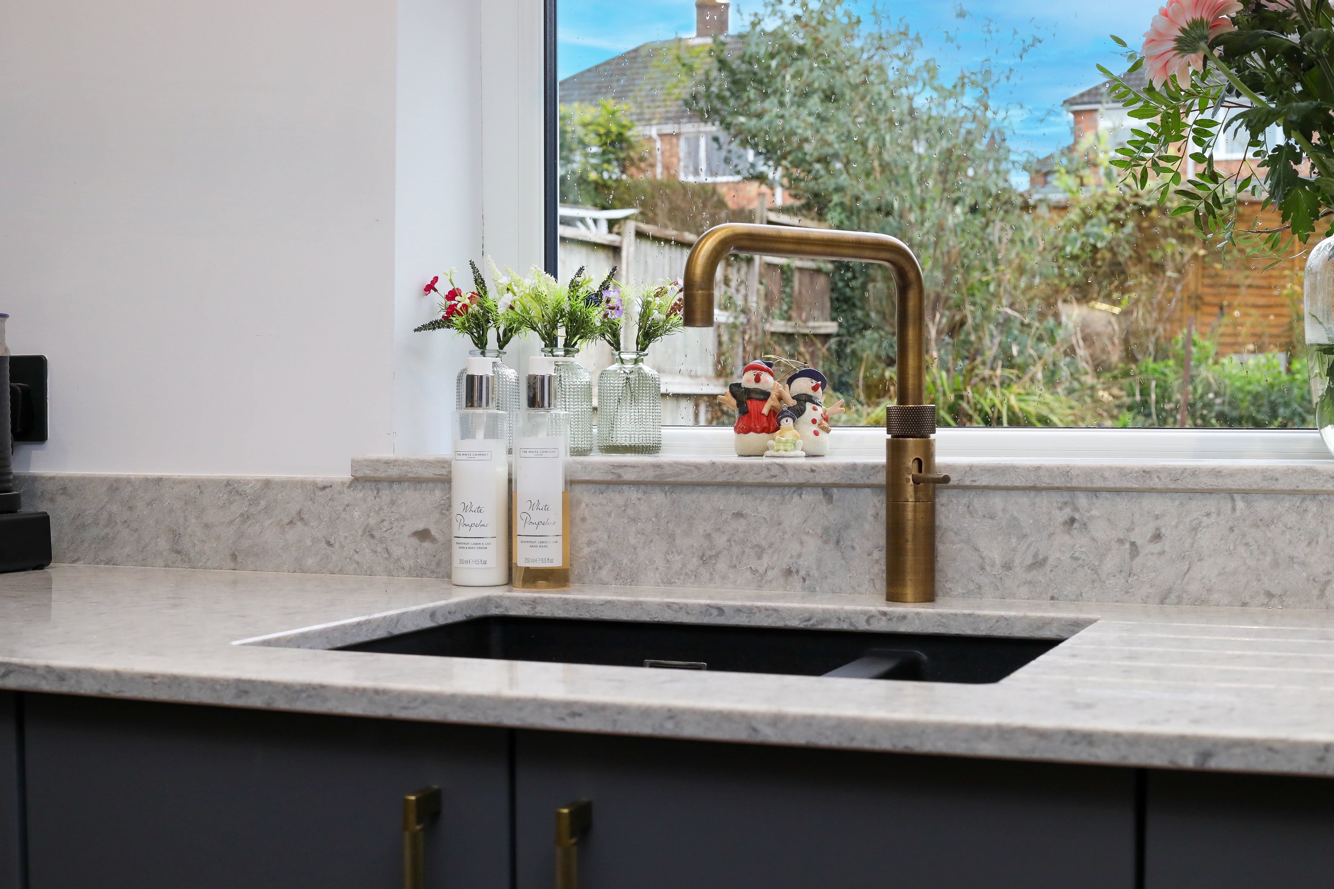 Beautiful bespoke grey kitchen - Krystal Kitchens