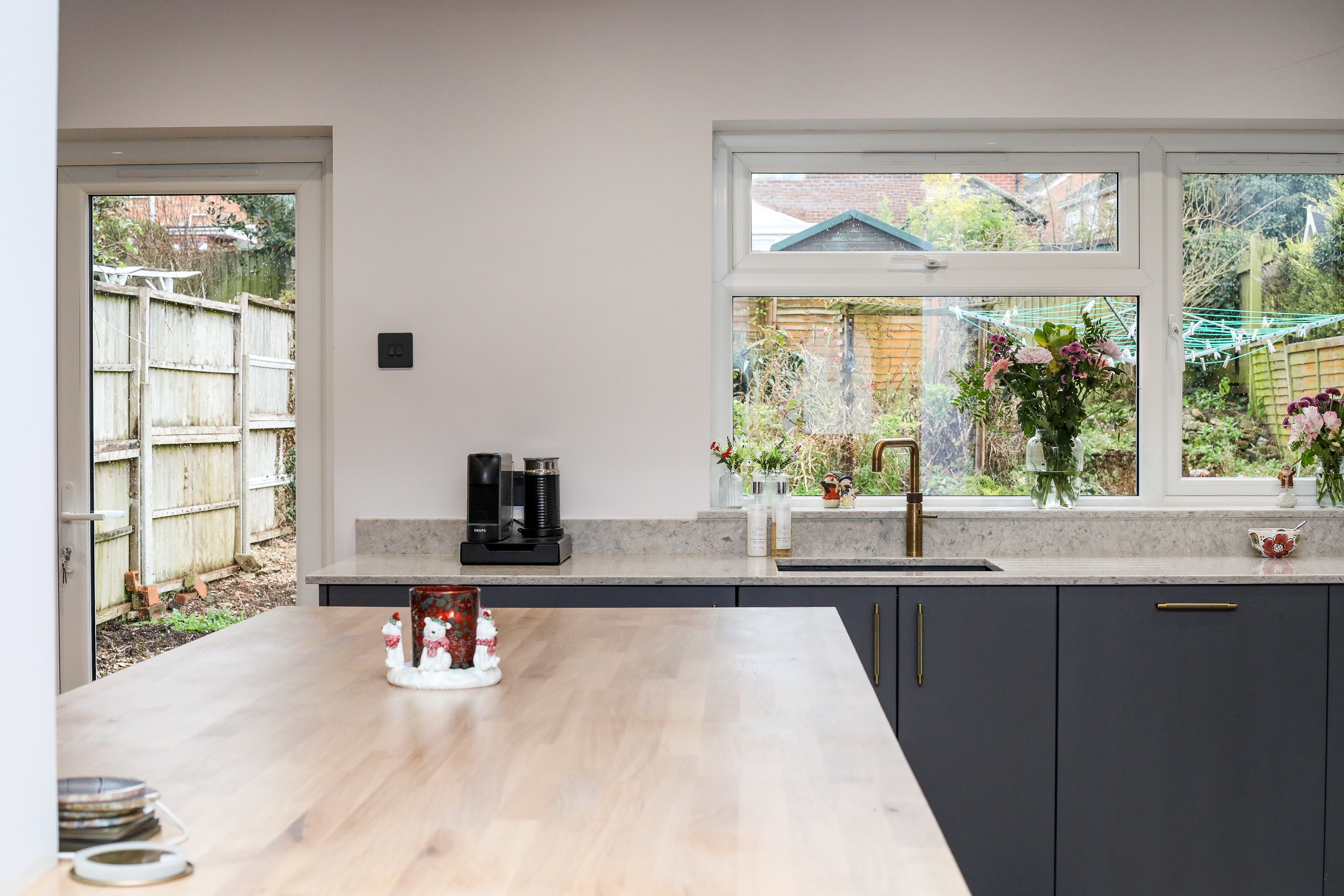 Beautiful bespoke grey kitchen - Krystal Kitchens